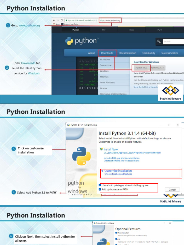 Python Installation Windows | PDF