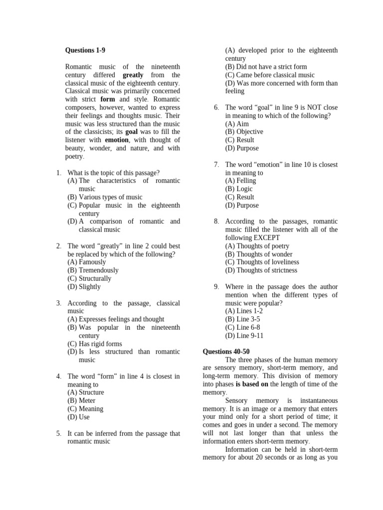 Reading | PDF | Memory | Thought