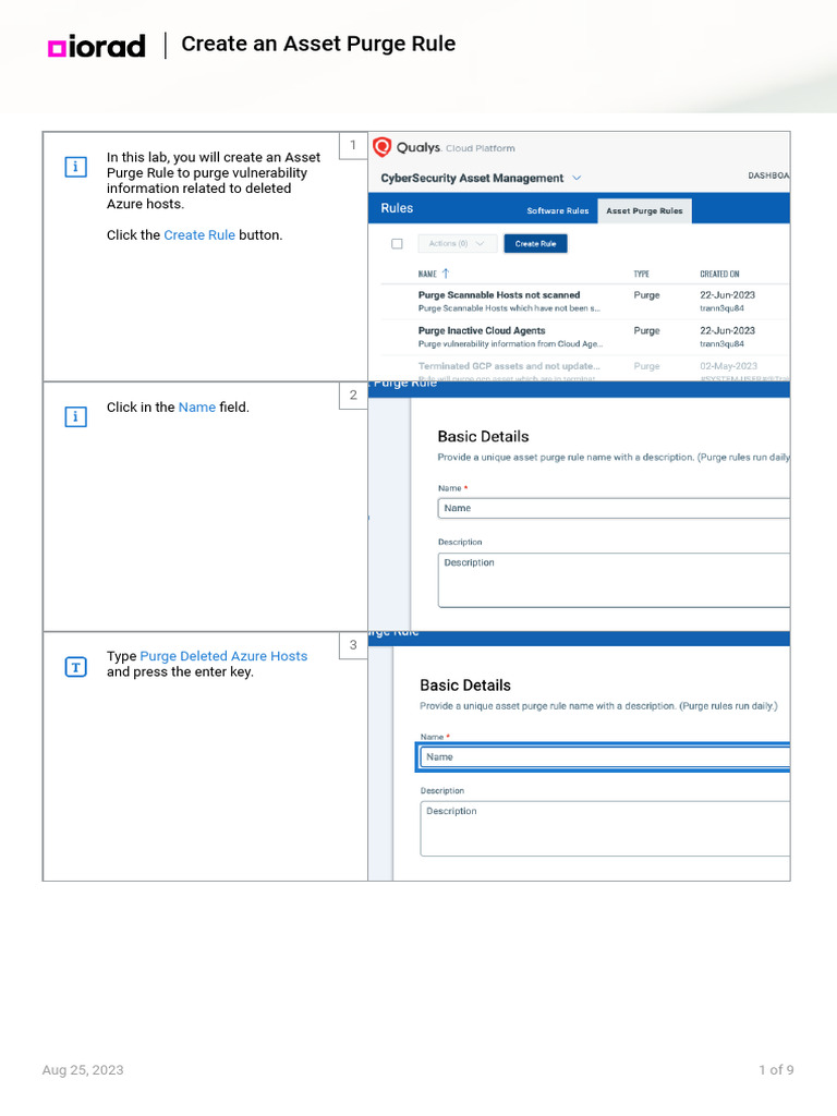 Purge Deleted Azure Hosts Guide | PDF | Computing
