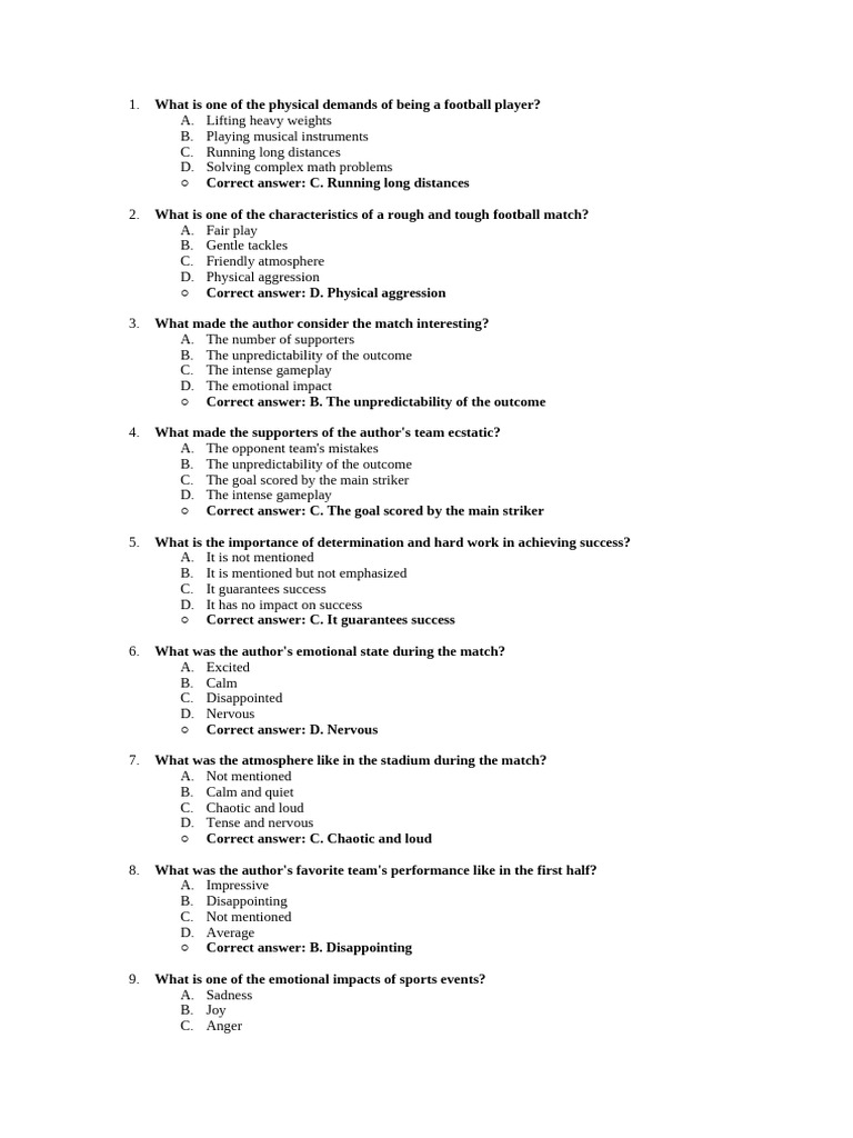 Recount Text About Sport Event 10 Grade Student | PDF | Sports | Association Football