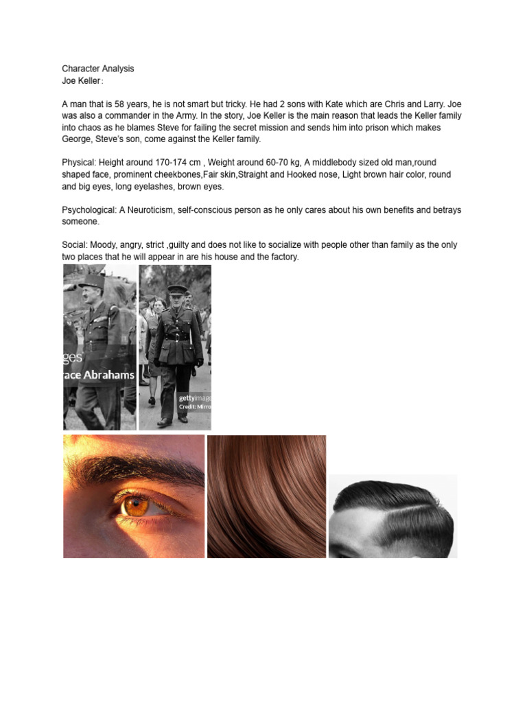Character Analysis | PDF