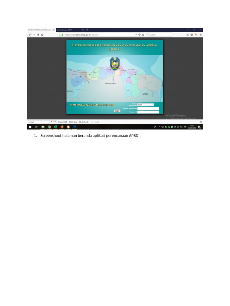 Halaman Beranda Perencanaan Apbd | PDF