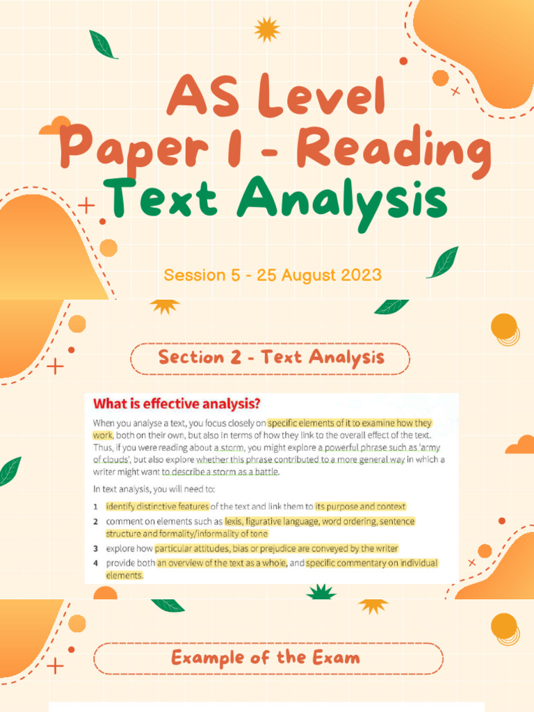 Slides 'Text Analysis' | PDF | Career & Growth