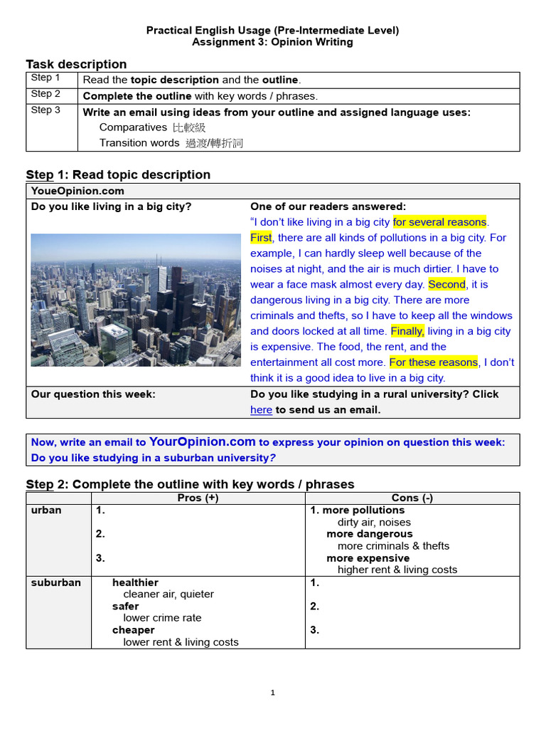 HP1 W12 Writing Assignment - Opinion | PDF