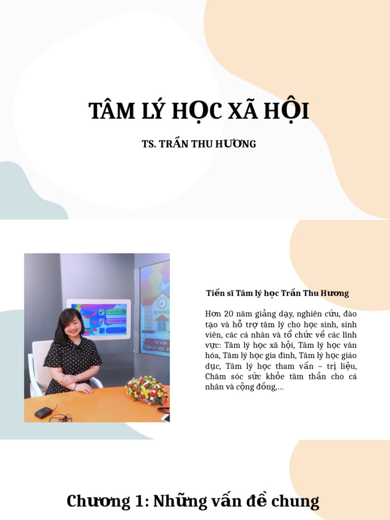 Chương 1 - TLH Xã H I | PDF