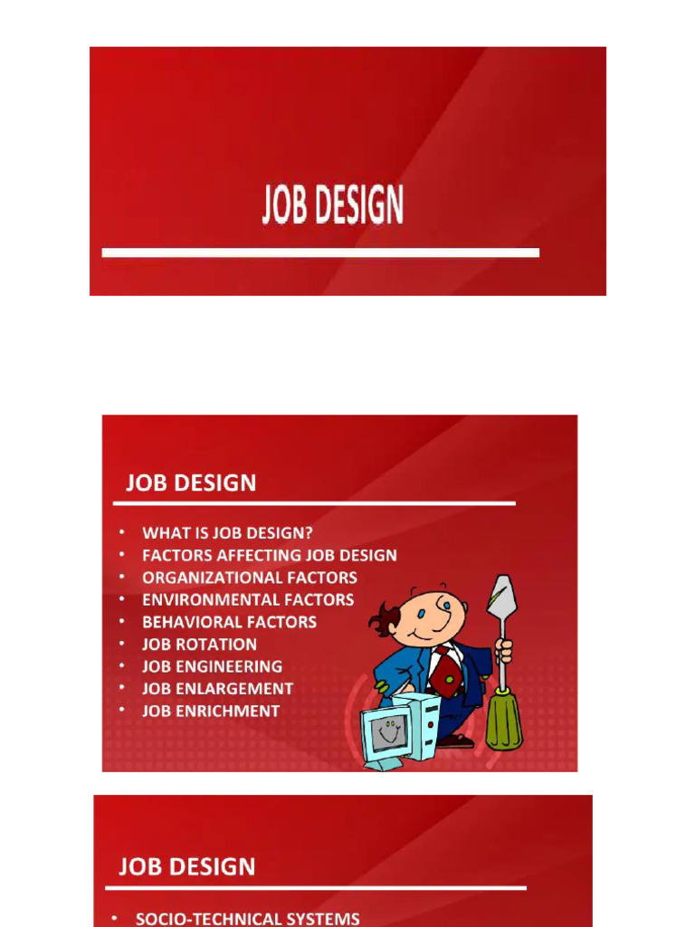 Mod-3E (JOB DESIGN) | PDF