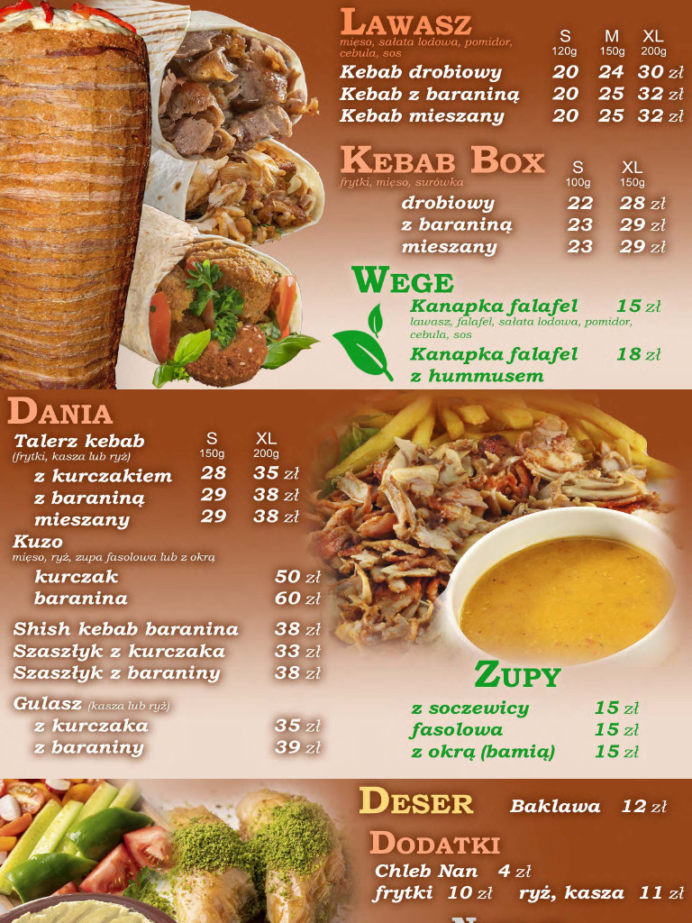 Tendur Menu | PDF
