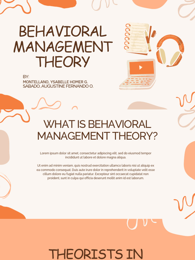 Overview of Behavioral Management Theory | PDF | Scientific Theories ...