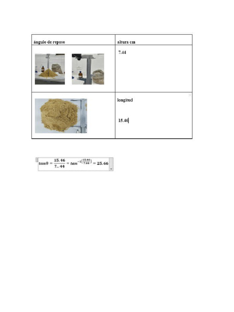Angulo de Reposo | PDF
