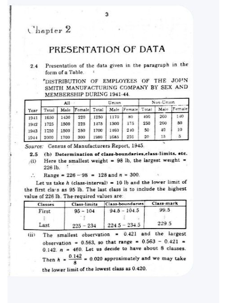 Introduction To Statistics CH 2 Solution | PDF