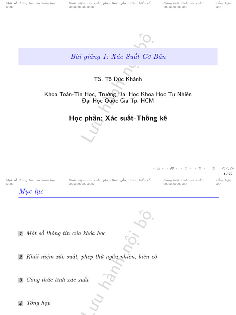 Lecture 01 Introduction Probability | PDF