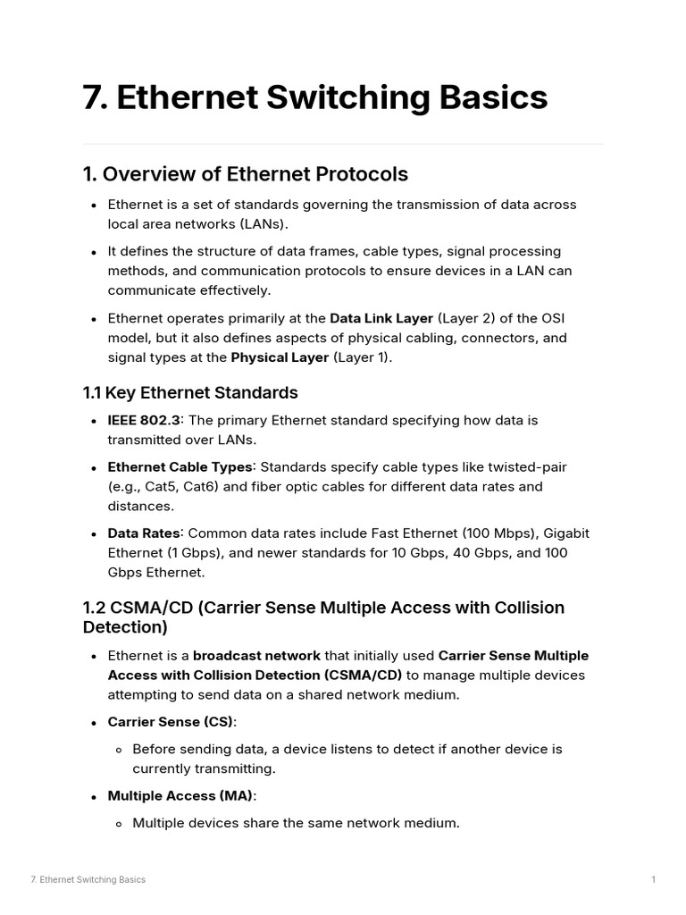 HCIA Domain 3 | PDF | Network Switch | Computer Network