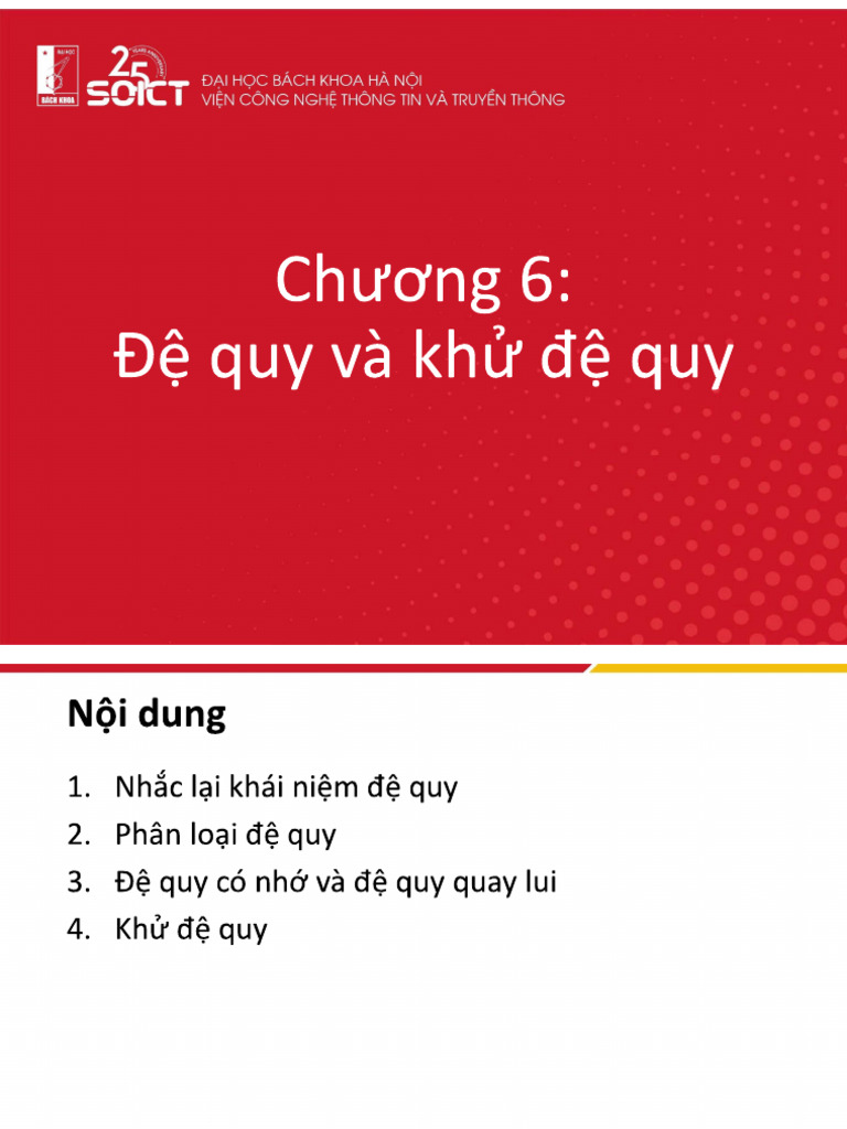 Lec6. de Quy | PDF