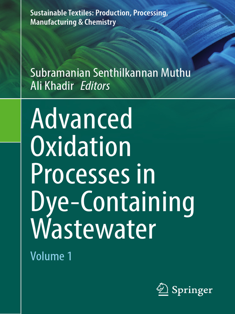 Advanced Oxidation Processes in Dye-Containing Wastewater: Subramanian ...