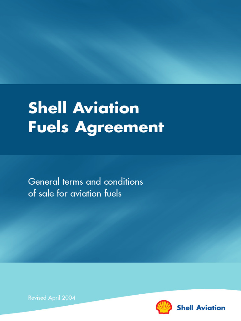 Shell Aviation Fuels Supply Agreement | PDF | Indemnity | Invoice