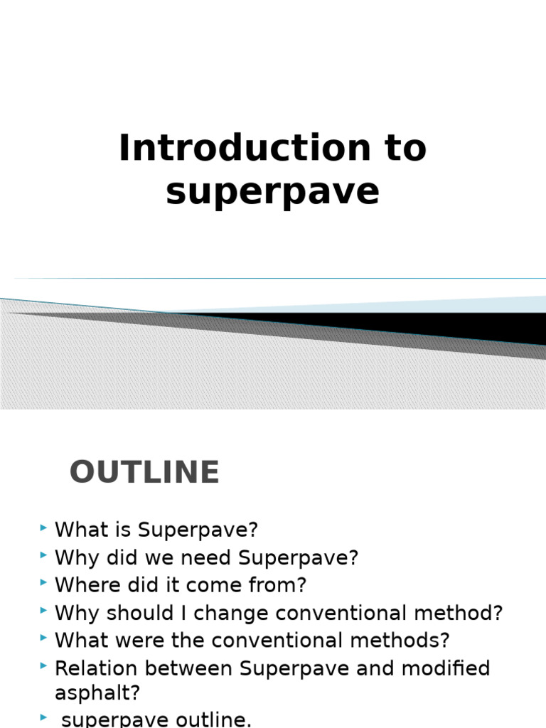 Superpave: A Modern Asphalt System | PDF | Science & Mathematics