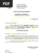 Steps to Secure Mayor's Clearance | PDF