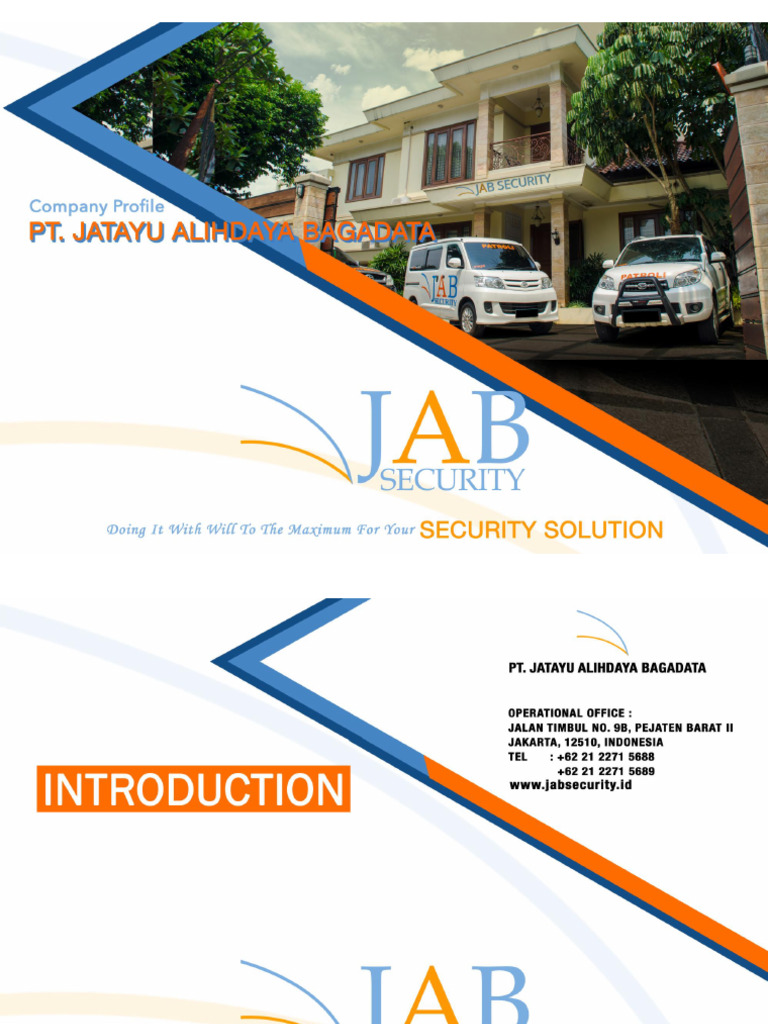 Jab Security Company Profile 2019 Update 7 Pdf Indonesia