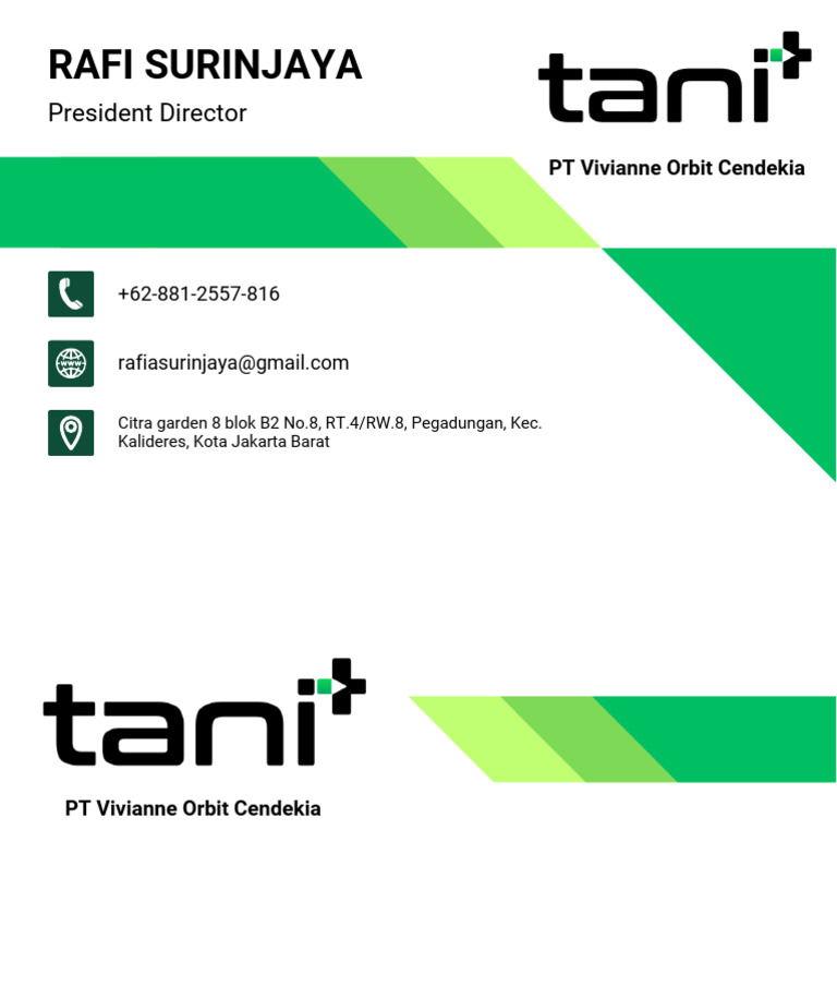 Name Card - Rafi | PDF