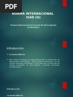 ISAD(G): Norma de Descripción Archivística | PDF | Ciencias de la Información