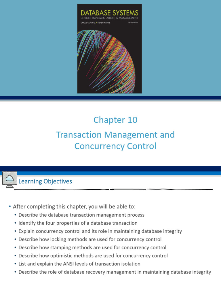 ch10text | PDF | Database Transaction | Databases