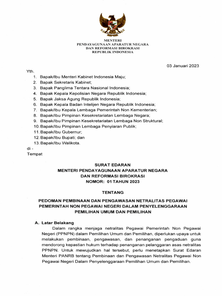 Semen Pan RB 012023 | PDF