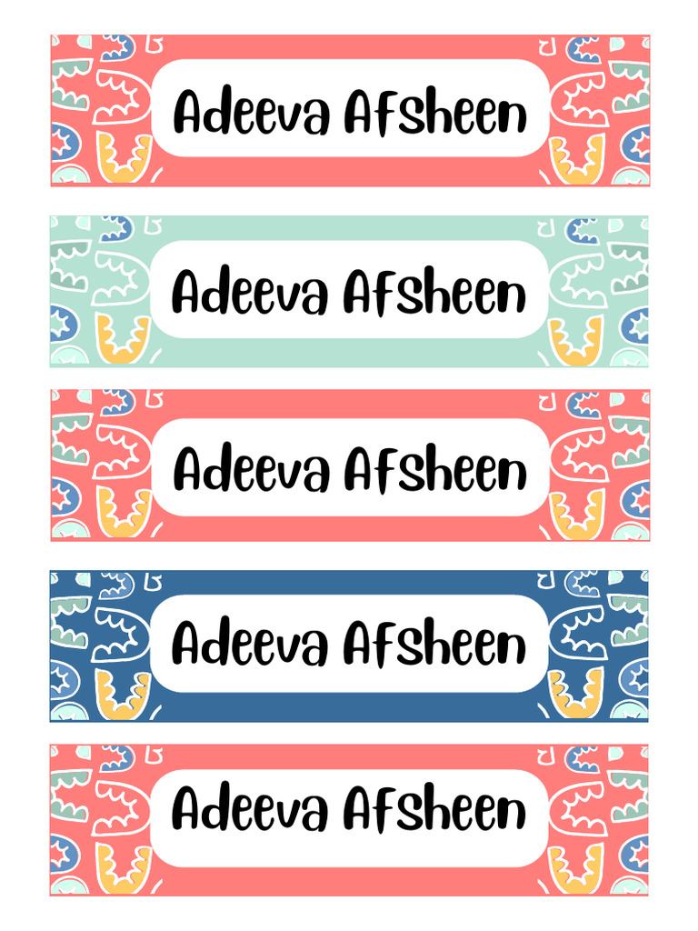 Nama Untuk Buku Cetak | PDF