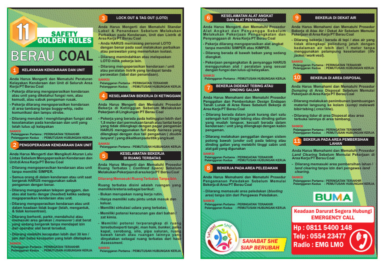 11 Golden Rules PT BC | PDF