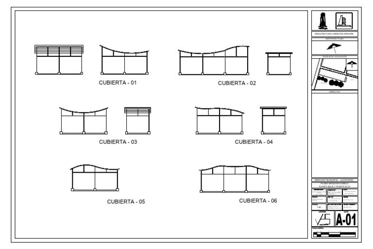 Cubierta - 01 Cubierta - 02: Arquitectura Unam Fes Aragón | PDF