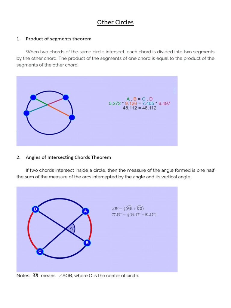 More About Circle | PDF | Teaching Methods & Materials | Science ...