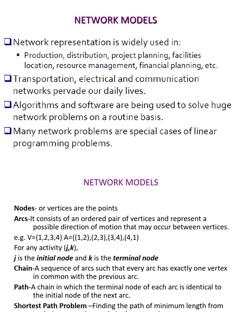 Critical Path Method & Network Models | PDF | Vertex (Graph Theory) | Applied Mathematics