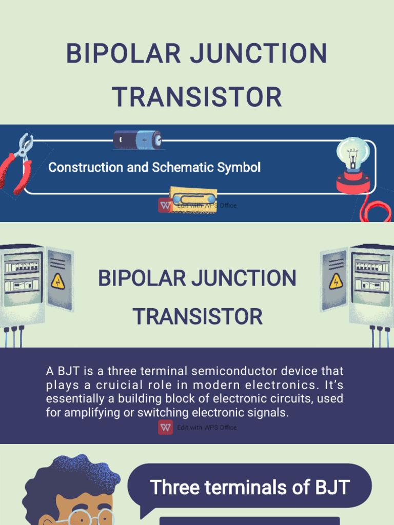 BIPOLAR-JUNCTION-TRANSISTOR Via Bluetooth | PDF | Bipolar Junction Transistor | Electromagnetism