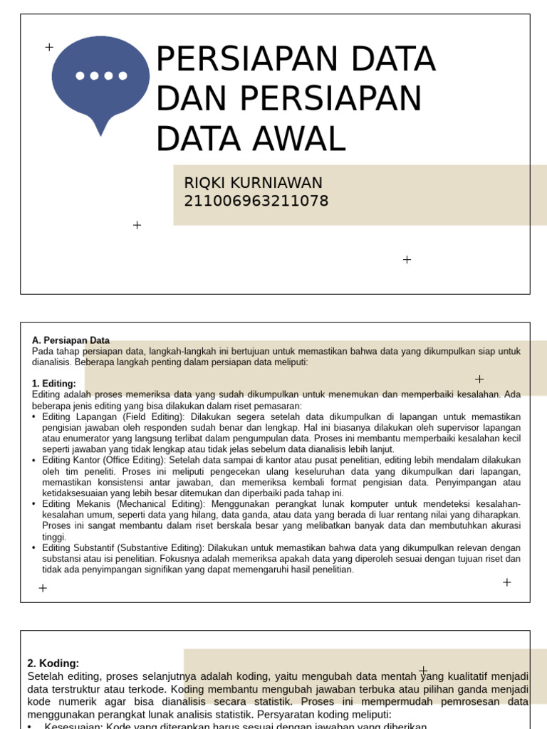 Persiapan dan Analisis Data Awal | PDF | Komputer
