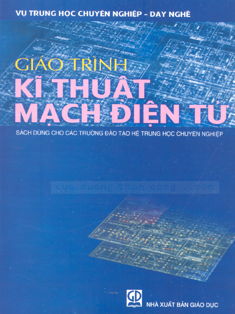 1 - Gtrinh - Mach Dien Tu - DangVanChuyet | PDF | Social Science