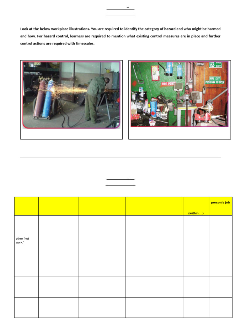 IG2 - Element 10 - Mock Assessment | PDF | Hazards | Fires