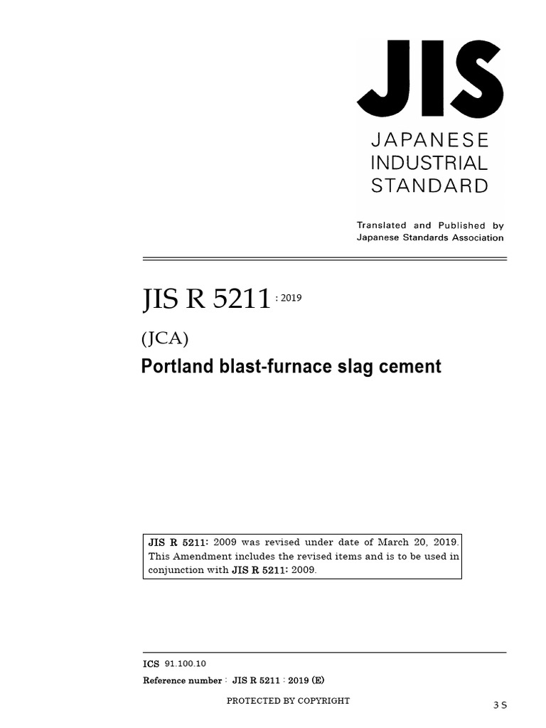 Jis R 5211 | PDF | Copyright | Monopoly (Economics)