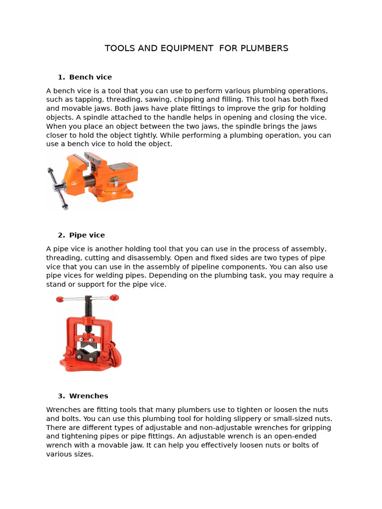 PLUMBING | PDF | Drill | Pipe (Fluid Conveyance)
