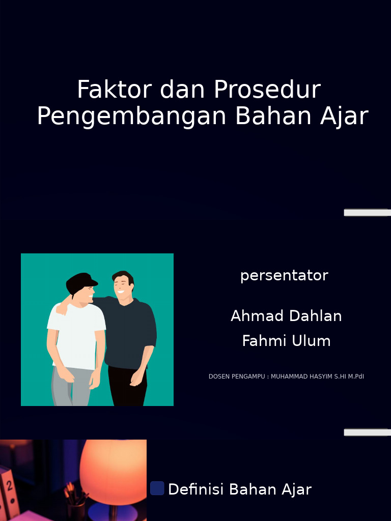 Faktor Dan Prosedur Pengembangan Bahan Ajar | PDF