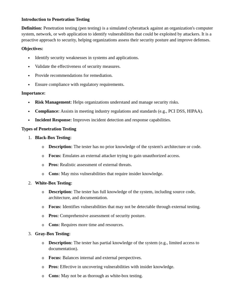 unit 5 | PDF | Penetration Test | Security unit 5 | PDF | Penetration Test | Security