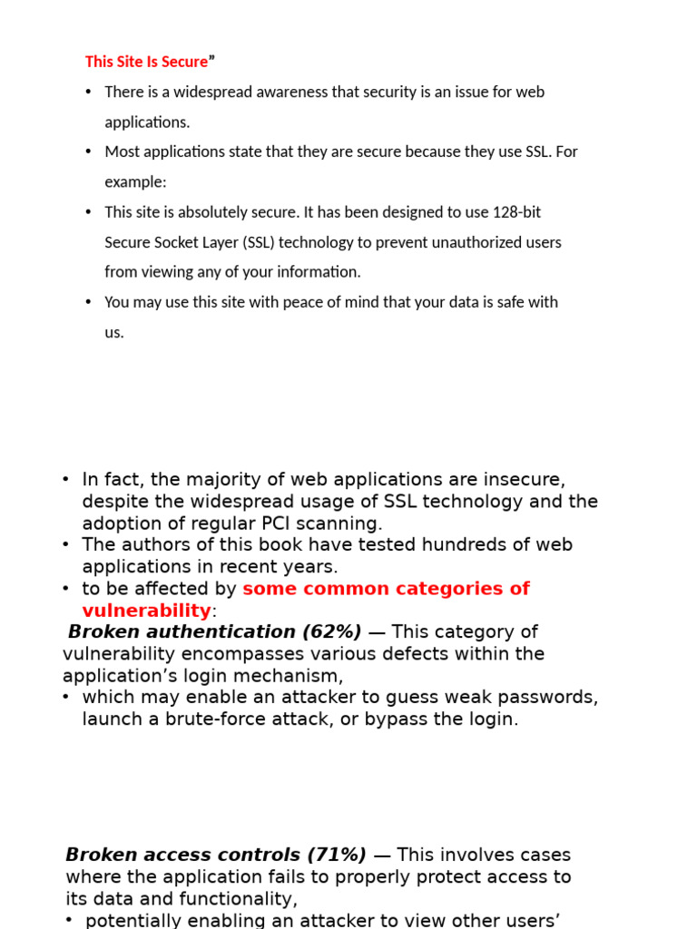 WebApplication Unit 3 | PDF | Security | Computer Security