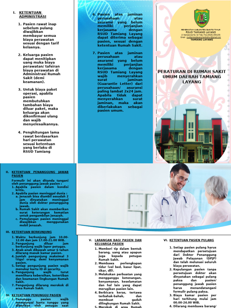 Leaflet Peraturan RSUD | PDF