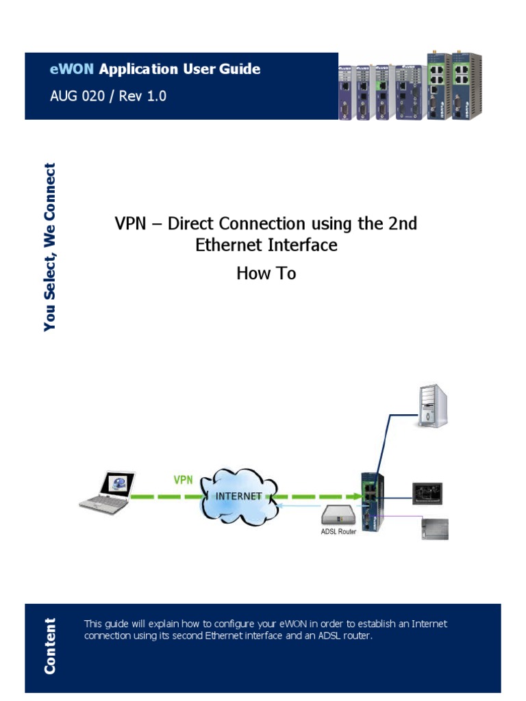 VPN – Direct Connection using the 2nd | Virtual Private Network ...