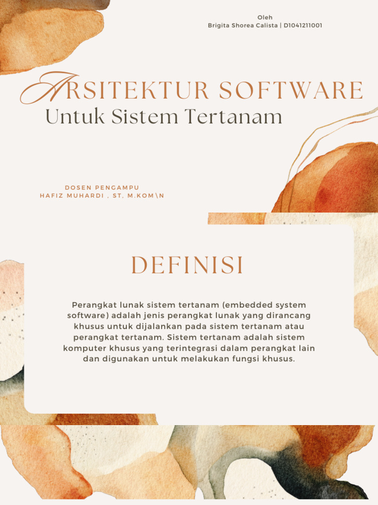 Arsitektur Software | PDF