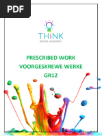 2025 South African Setwork List | PDF | Linguistics | Languages