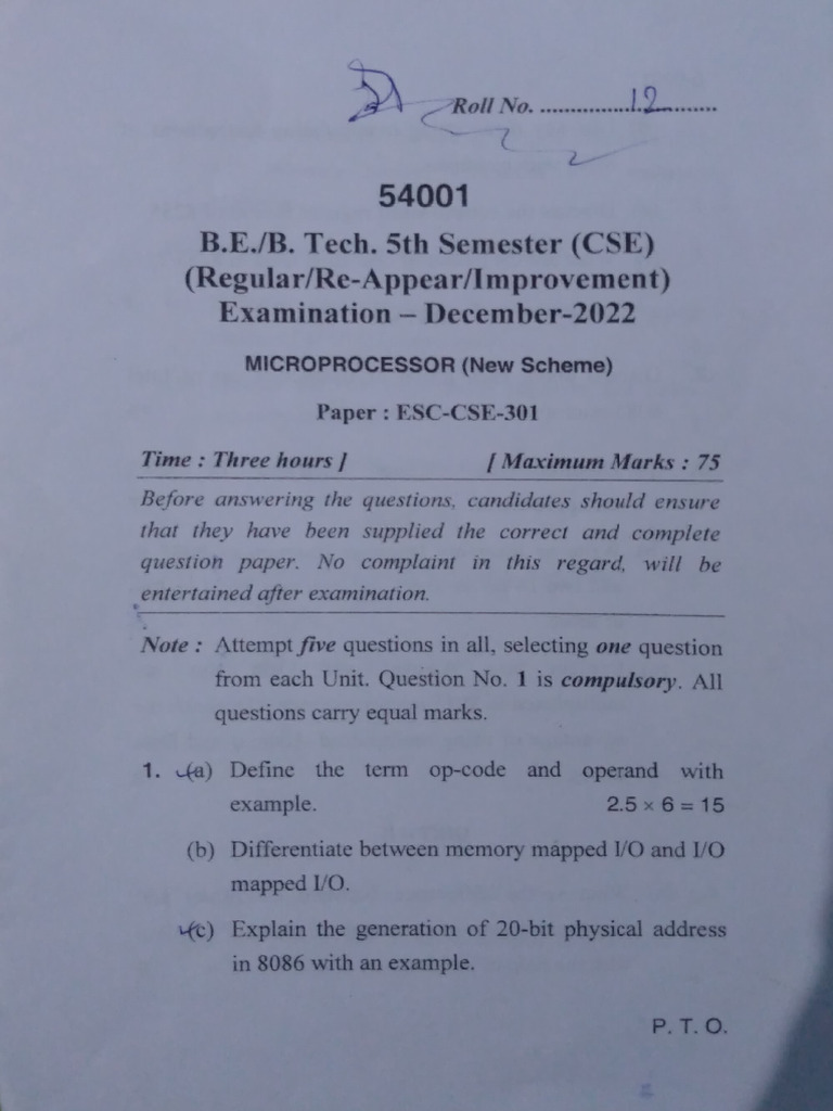 5th sem question paper | PDF | Computational Complexity Theory