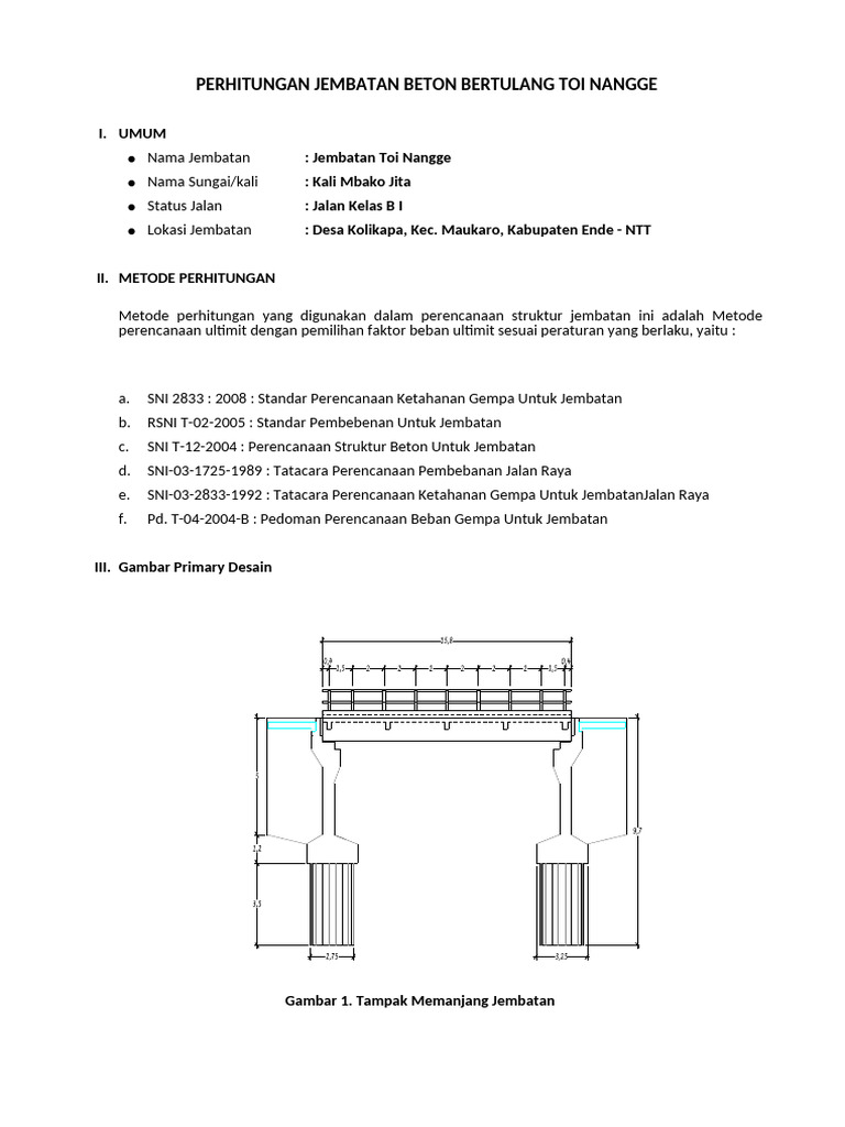 Jembatan Kulikapa Ok | PDF | Teknologi & Rekayasa