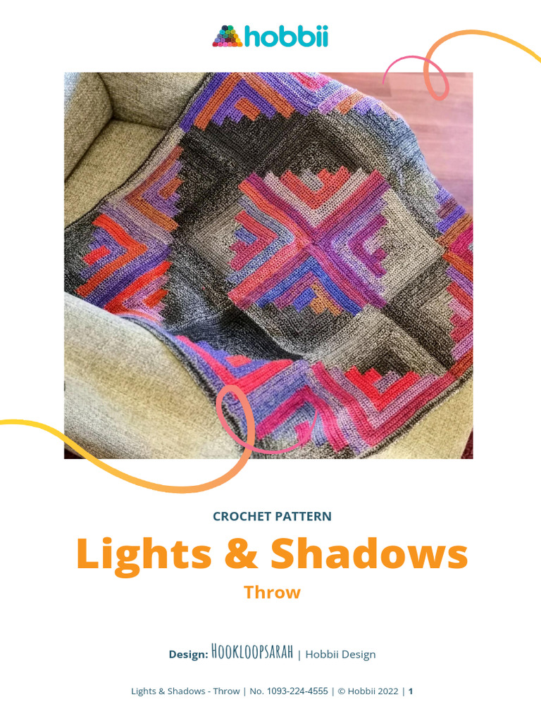 Crochet Lights & Shadows Throw Pattern | PDF | Crochet | Crafts