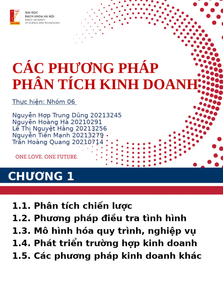 PTKD Nhóm 6 Chương 1 1 | PDF