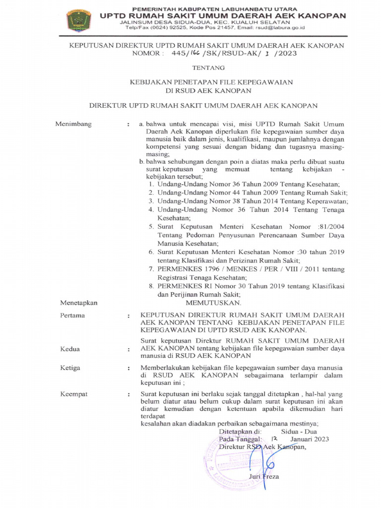 KPS 6 EP.1 Standarisasi File Kepegawaian | PDF