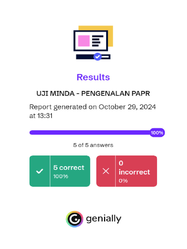 Uji Minda - Pengenalan Papr 29-10-2024 | PDF